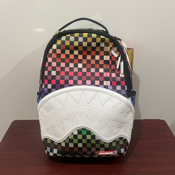 Sprayground | Bags | Sprayground Backpack Sharks In Paris Checkered ...